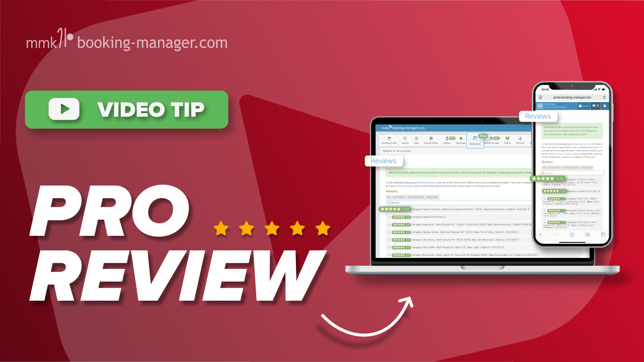 Pro Reviews - Create and Reply - Booking Manager