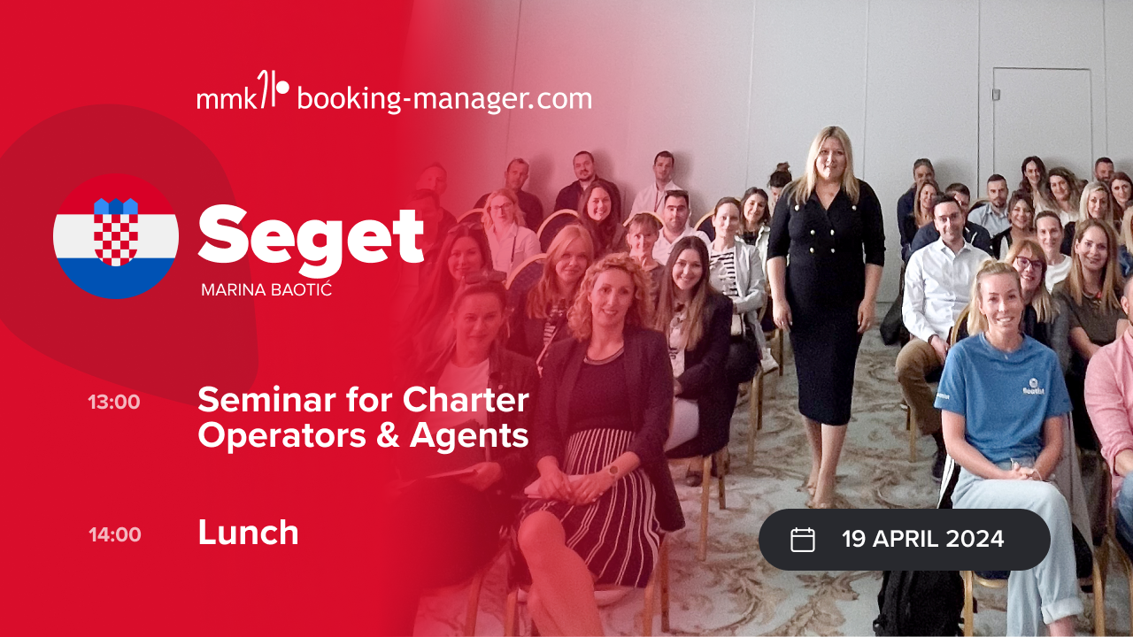 Booking Manager Seminar - Seget 2024 - Booking Manager